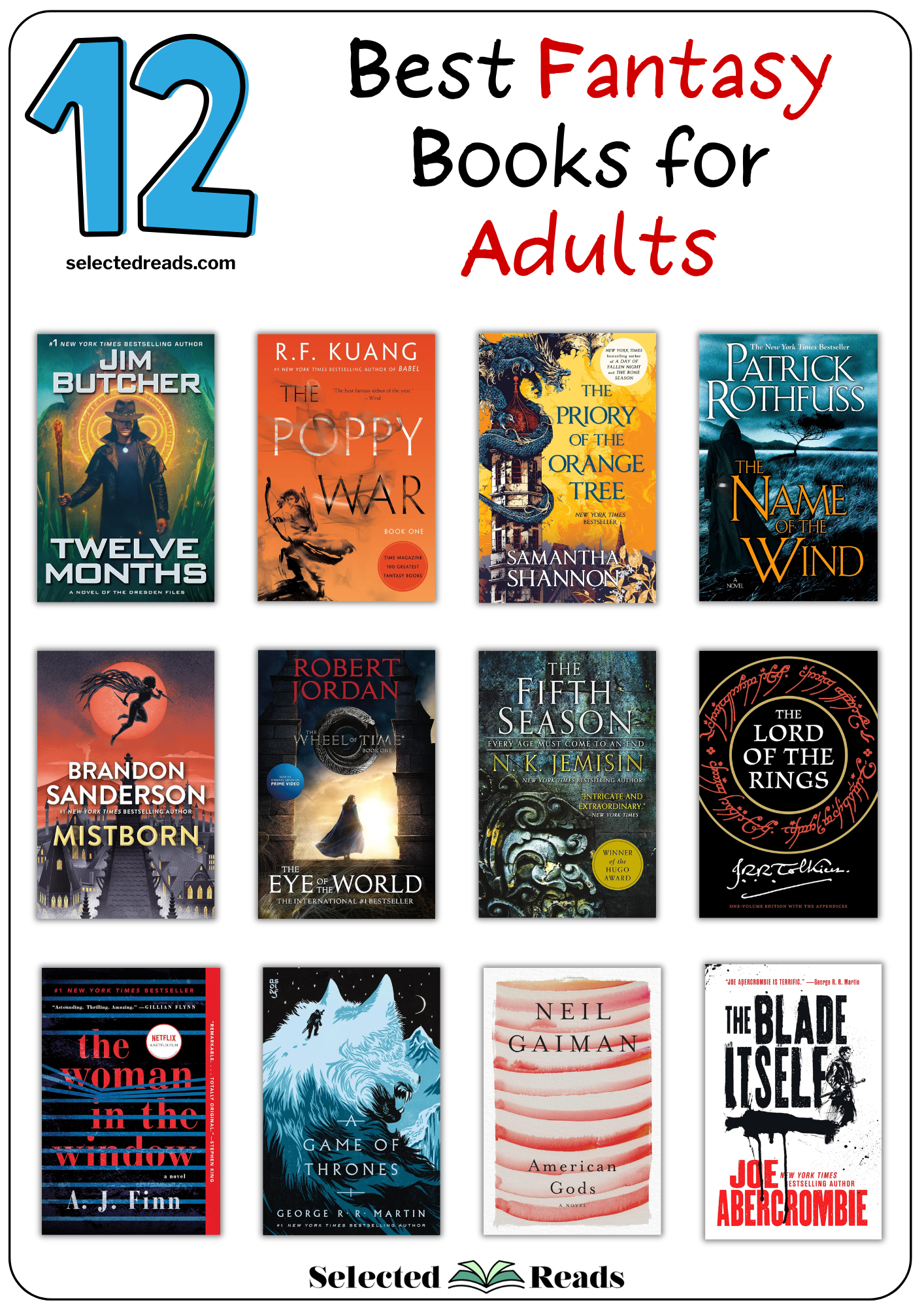 Best Fantasy Books And Series For Adults - Selected Reads